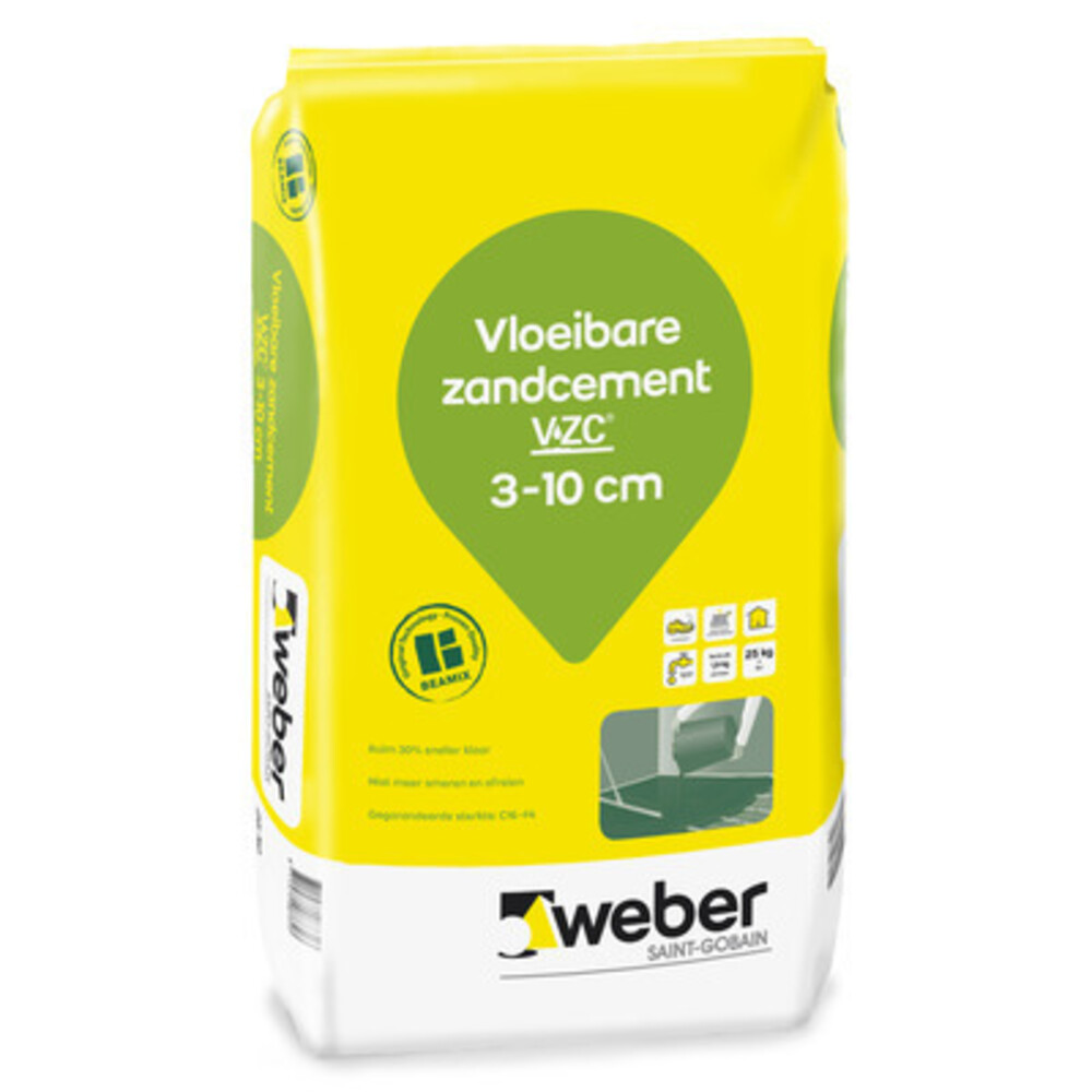 Weber Vloeibare zandcement VZC® 3 - 10 cm