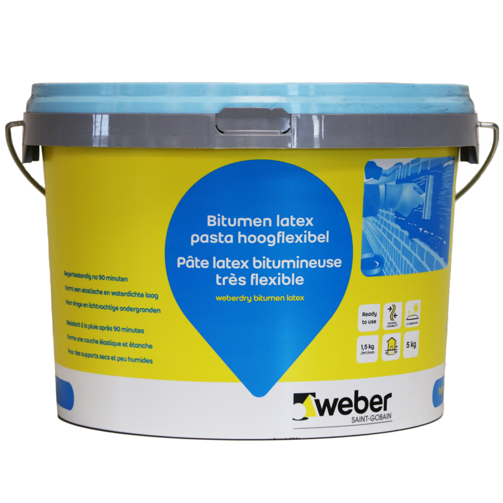 weberdry bitumen latex | Waterdichting | Saint-Gobain Weber