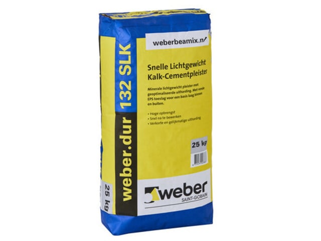 weberdur 132 SLK : Stucmortels > Stucen | Saint-Gobain Weber Beamix