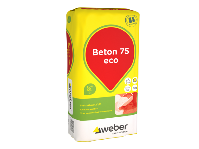Weber Beton 75 eco : Beton mortels > Beton | Saint-Gobain Weber Beamix