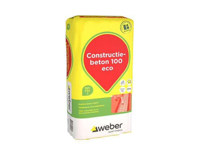 Weber Constructiebeton 100 eco : Beton mortels > Beton | Saint-Gobain ...