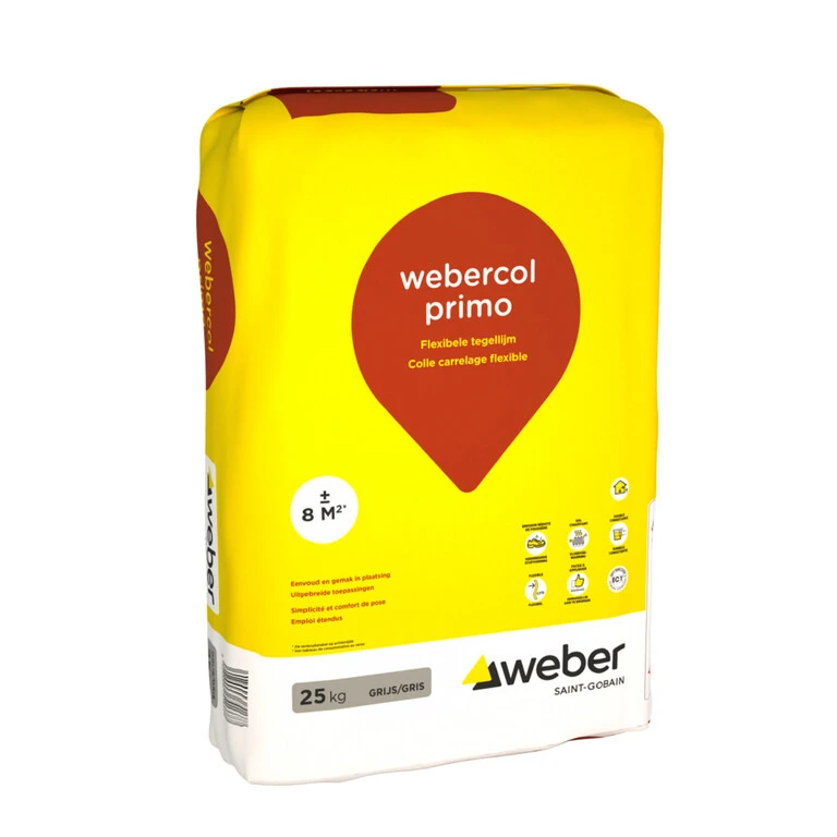 webercol primo : Poeder tegellijmen > Tegelen | Saint-Gobain Weber Beamix