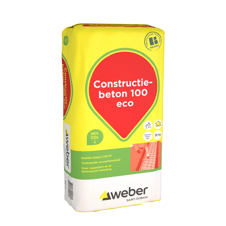 Weber Constructiebeton 100 eco : Beton mortels > Beton | Saint-Gobain ...