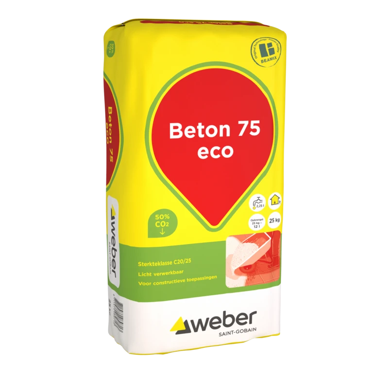 Weber Beton 75 eco : Beton mortels > Beton | Saint-Gobain Weber Beamix